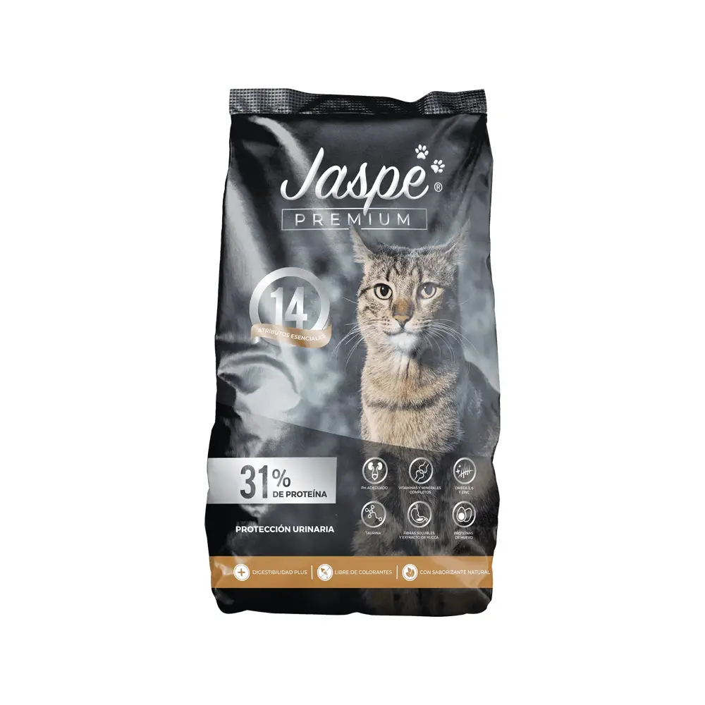 Jaspe Premium - Gatos - 8kg - Forrajería KEY